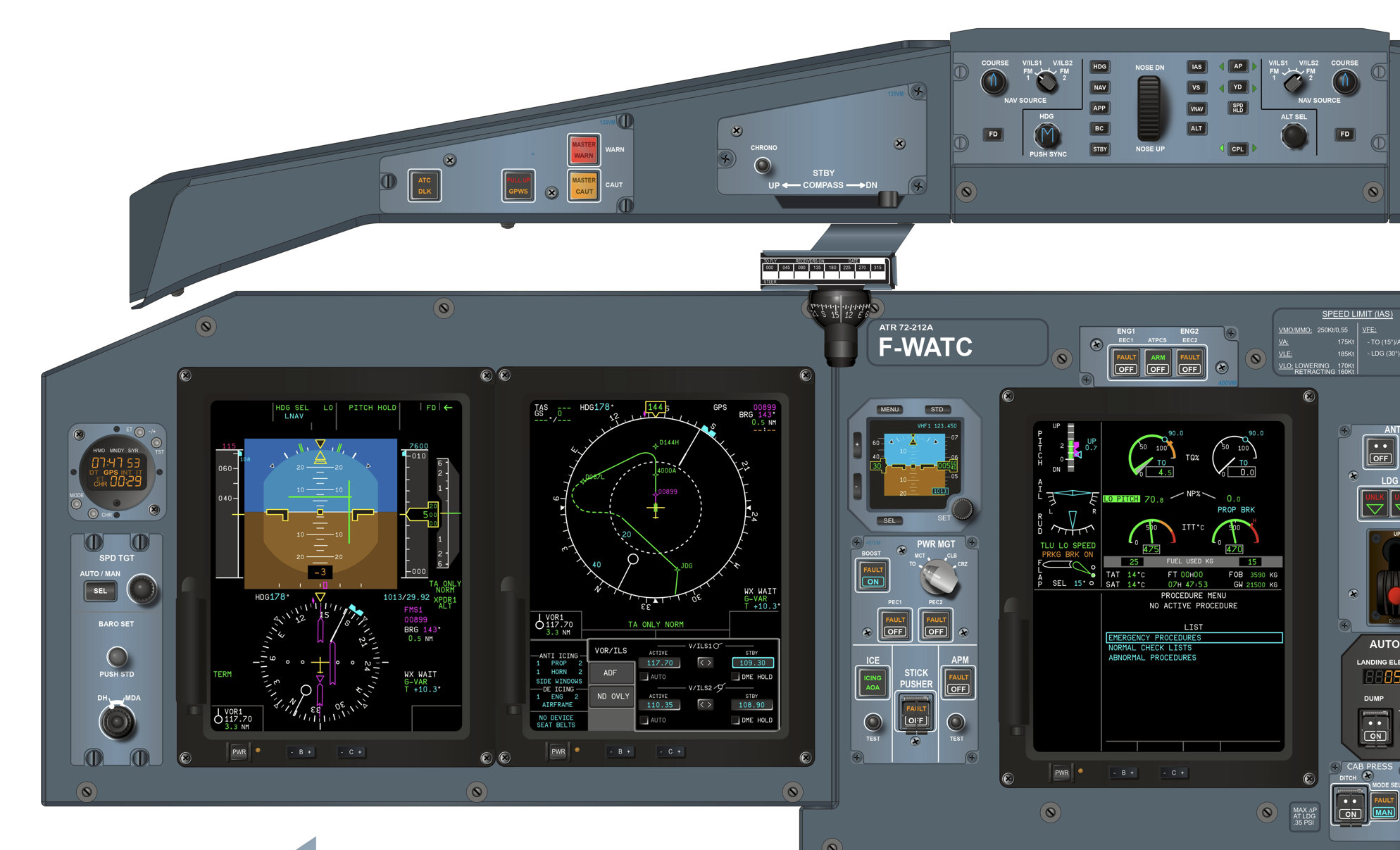 ATR 72 - 600 Cockpit Poster - Etsy