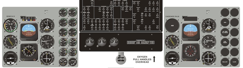 Piper Cherokee PA28 Cockpit Poster - Etsy