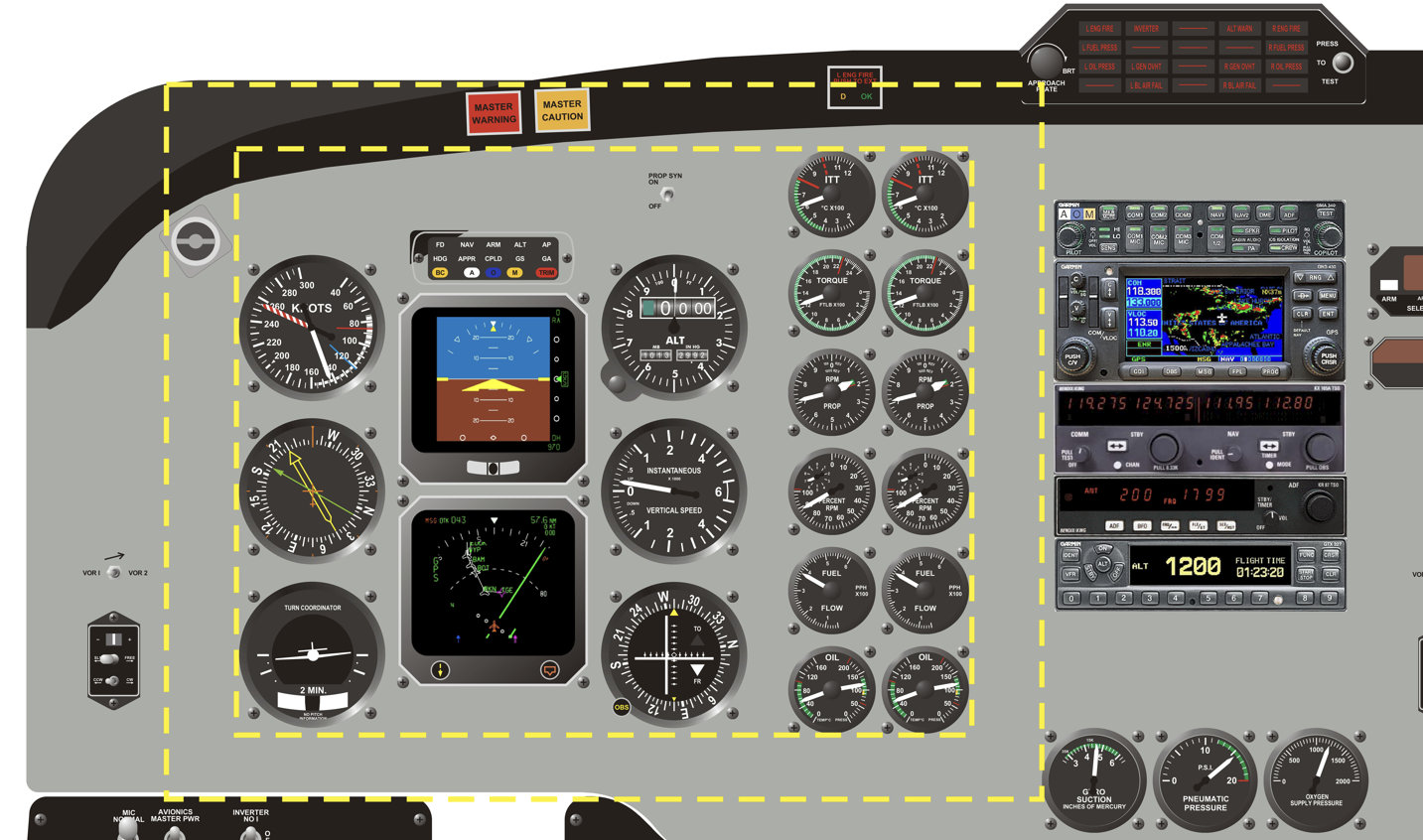 Piper Cherokee PA28 Cockpit Poster - Etsy