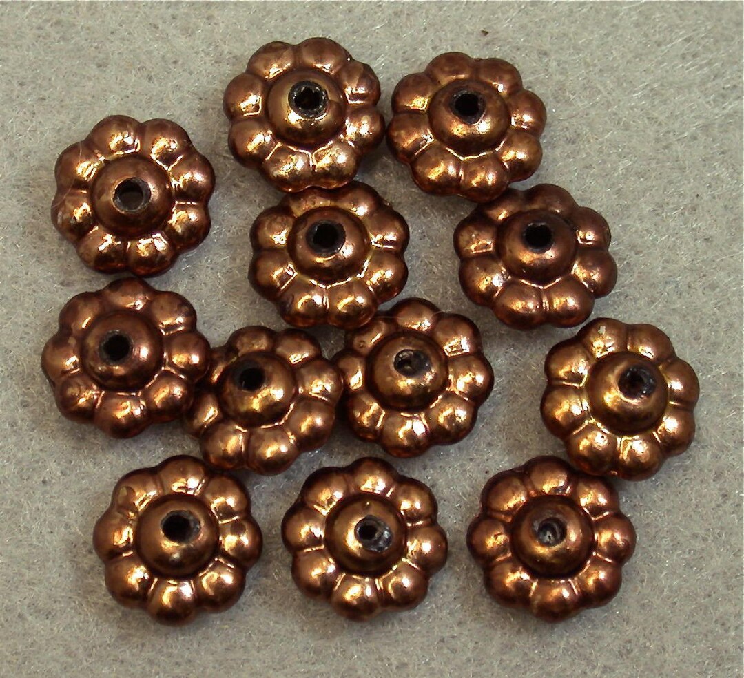 Lucite Beads COPPER ABACUS Ruffled 12mm Pkg12 Res407 - Etsy