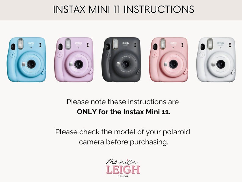 Polaroid Camera Instructions Instax Mini 11 Guestbook Wedding Sign Photo Guestbook Sign ...