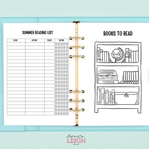 Summer Reading Planner Bundle | Kids Reading Log | Kids Book Tracker ...