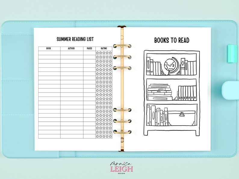 Kids Summer Reading Coloring Chart Printable Reading Log Kids Summer ...