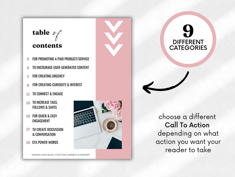 Call to Action Guide Done for You Captions Social Media Engagement Fill ...