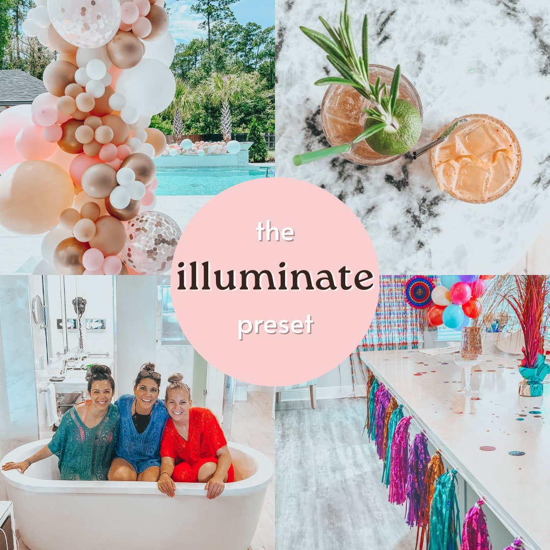 Lightroom Preset Light Airy Bright Illuminate Influencer Filter ...