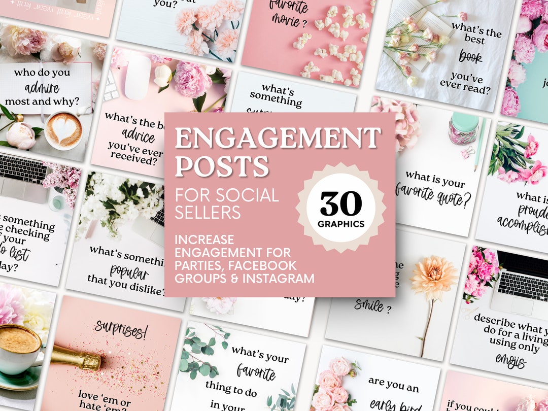 Engagement Posts for Social Sellers Graphics for Direct Sellers ...