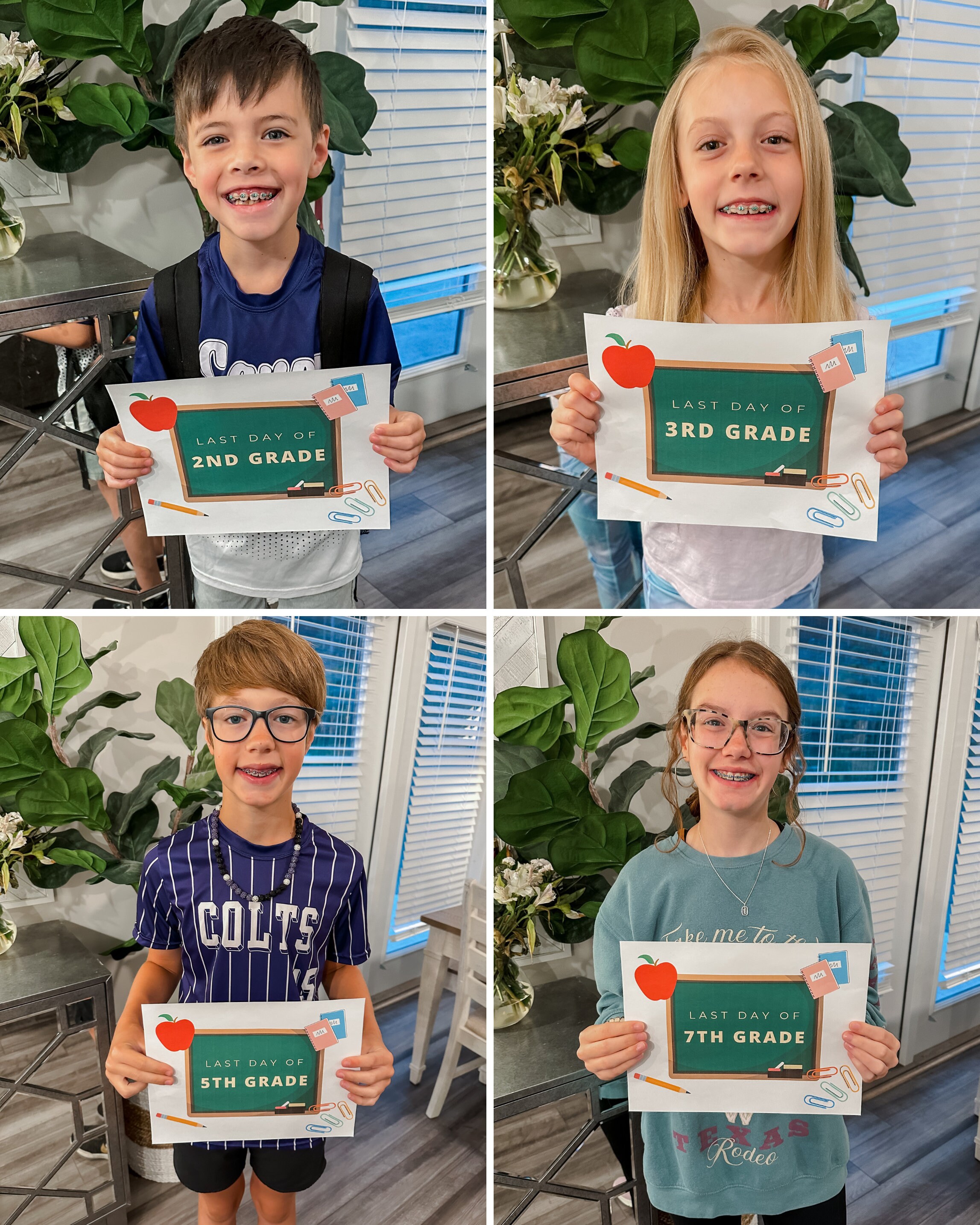 Last Day of School Sign Printable End of School Year DIY Chalkboard ...