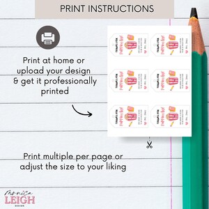 Open House Teacher Gift Thanks for Popping by Welcome Back to School ...