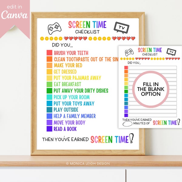 Summer Kids Checklist - Etsy