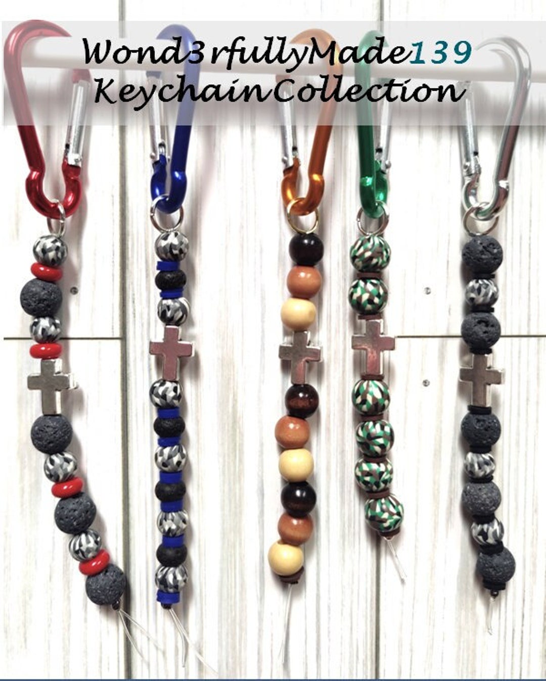 Camo Keychains of Every Color Perfect for Father's Day Made From ...