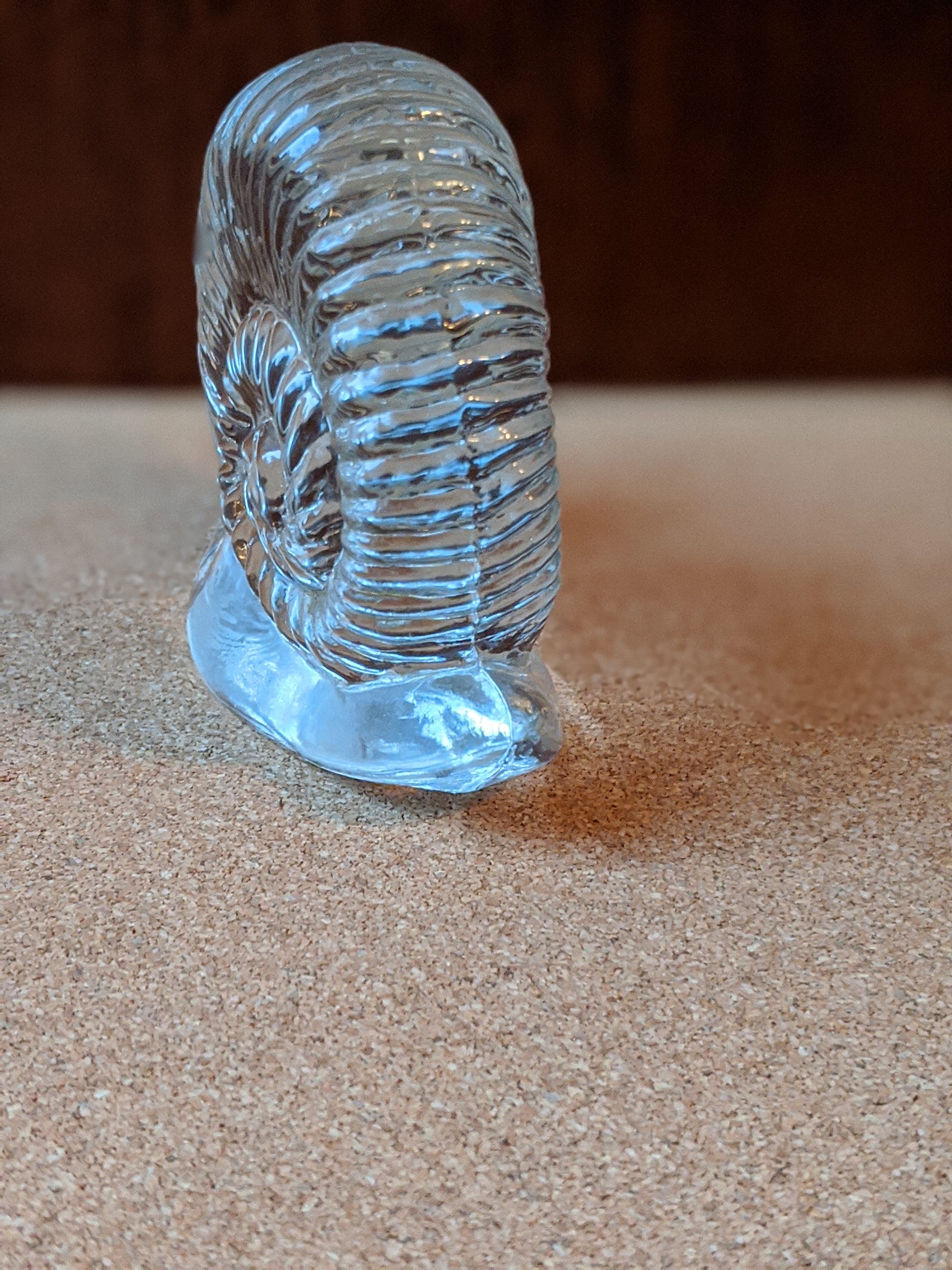 Art Glass Snail, Vintage Glass Paperweight, Fenton Snail Style, Desk ...