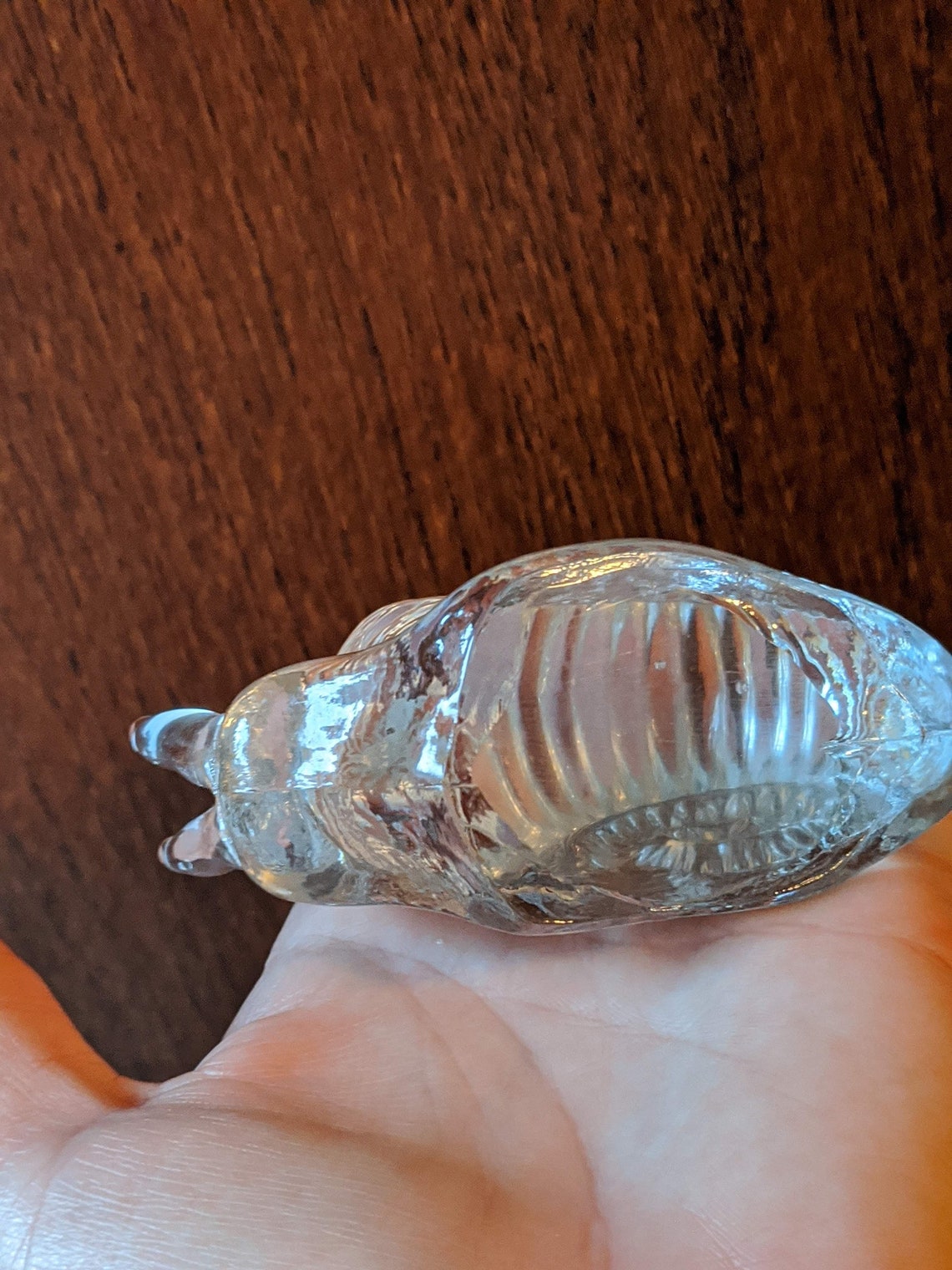 Art Glass Snail, Vintage Glass Paperweight, Fenton Snail Style, Desk ...