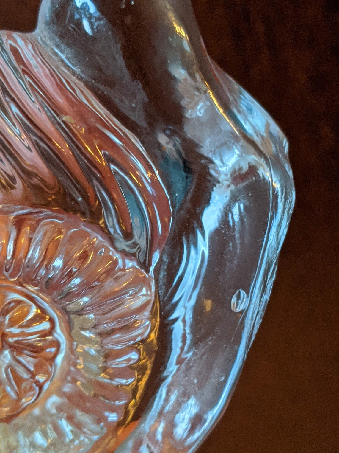 Art Glass Snail, Vintage Glass Paperweight, Fenton Snail Style, Desk ...