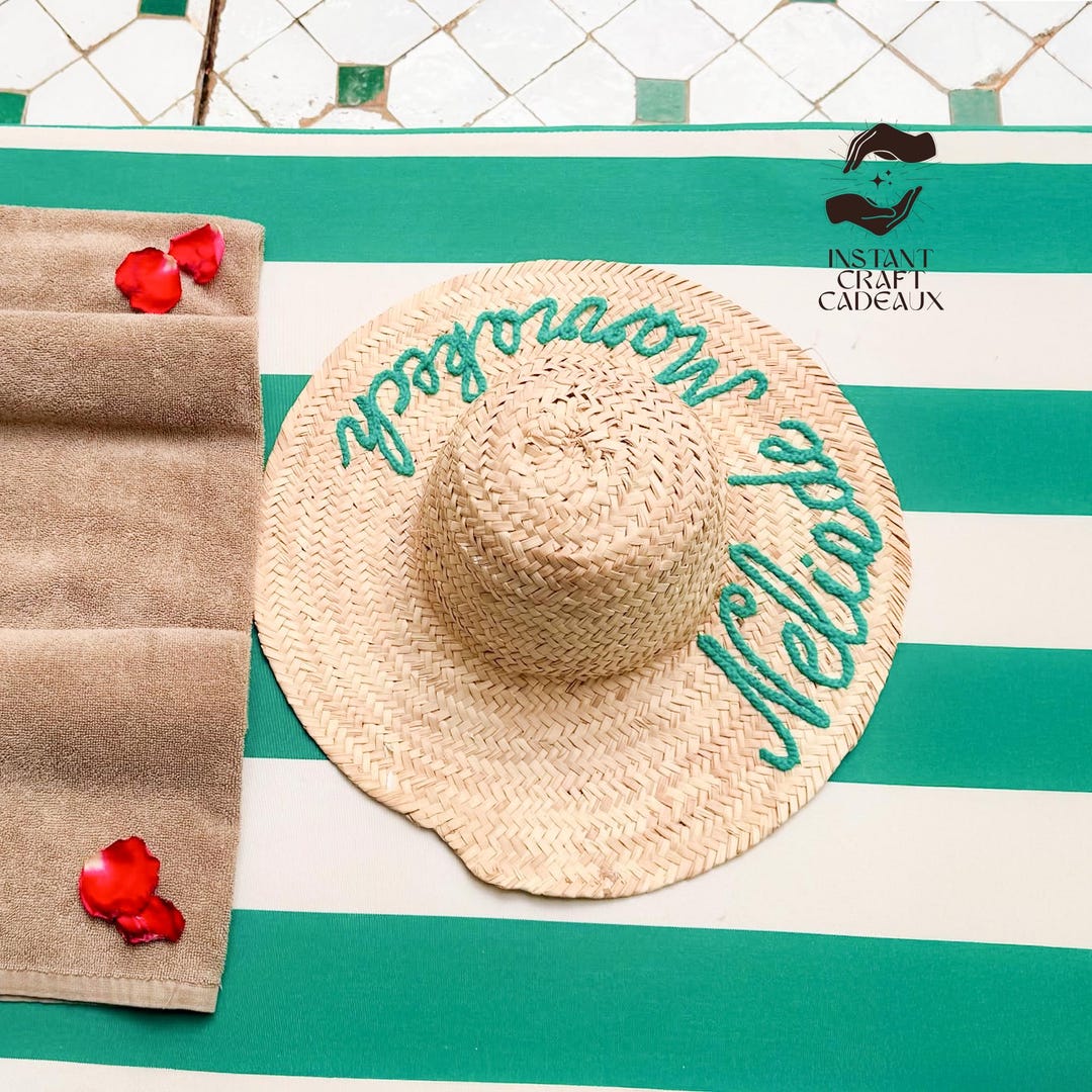 Personalized Bride Sun Hat, Sun Hat Vacation for Bachelorette, Custom ...
