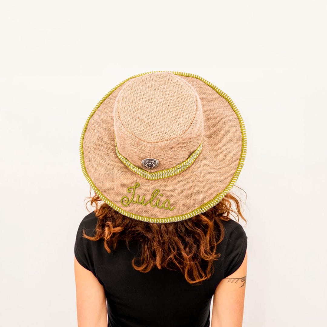 Bachelorette Party Hat, Bride Beach Hat, Custom Bride Sun Hat, Floppy ...
