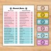 Printable Cute Cat Pretend Money Set for Kids Children's Reward Bucks ...