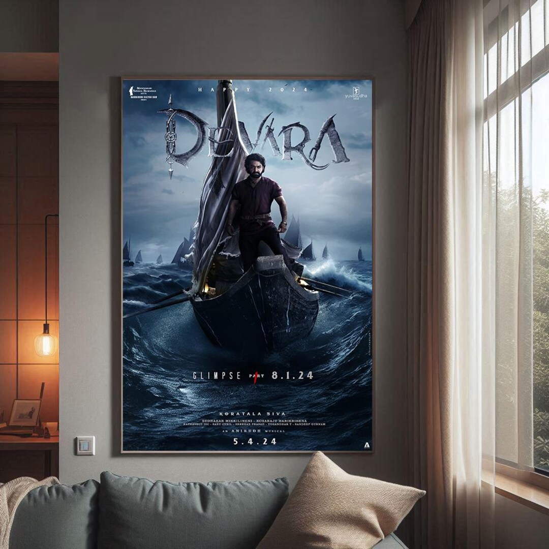 Devara Part 1 Movie Poster Minimalist Wall Art Print Poster Gifts - Etsy