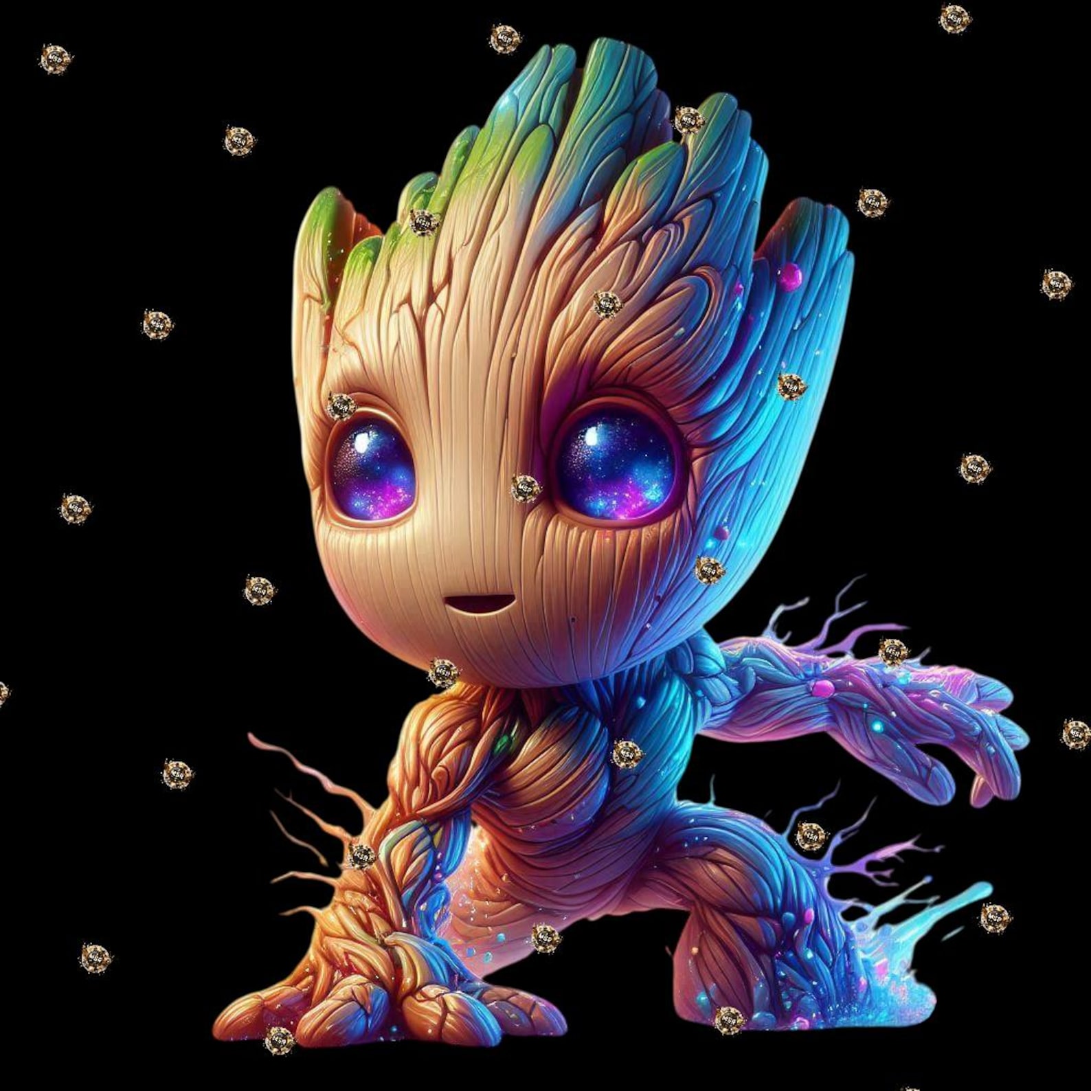 Baby Groot 20 PNG Splash Baby Groot Png Digital Images for Printing, T ...