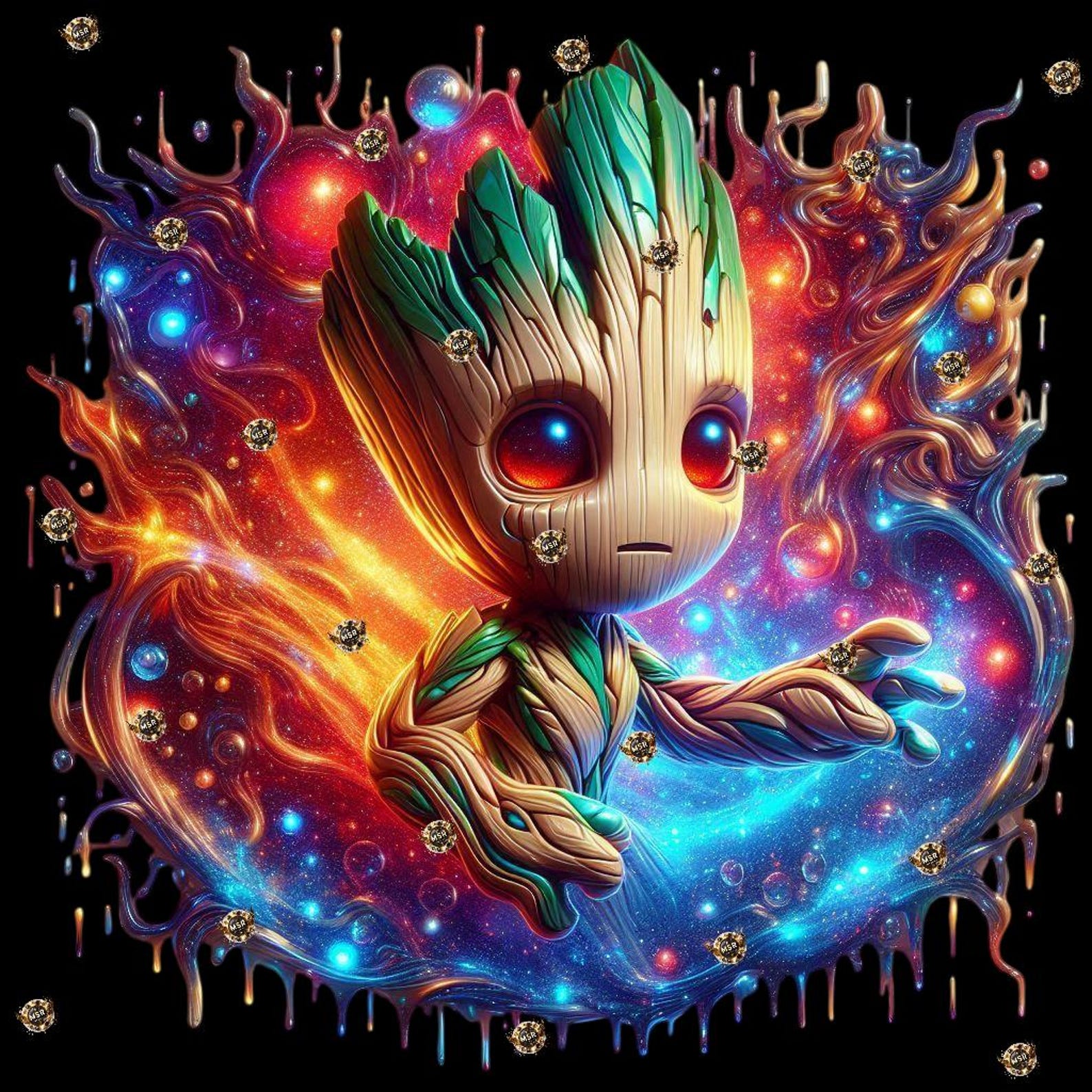 Baby Groot 20 PNG Splash Baby Groot Png Digital Images for Printing, T ...