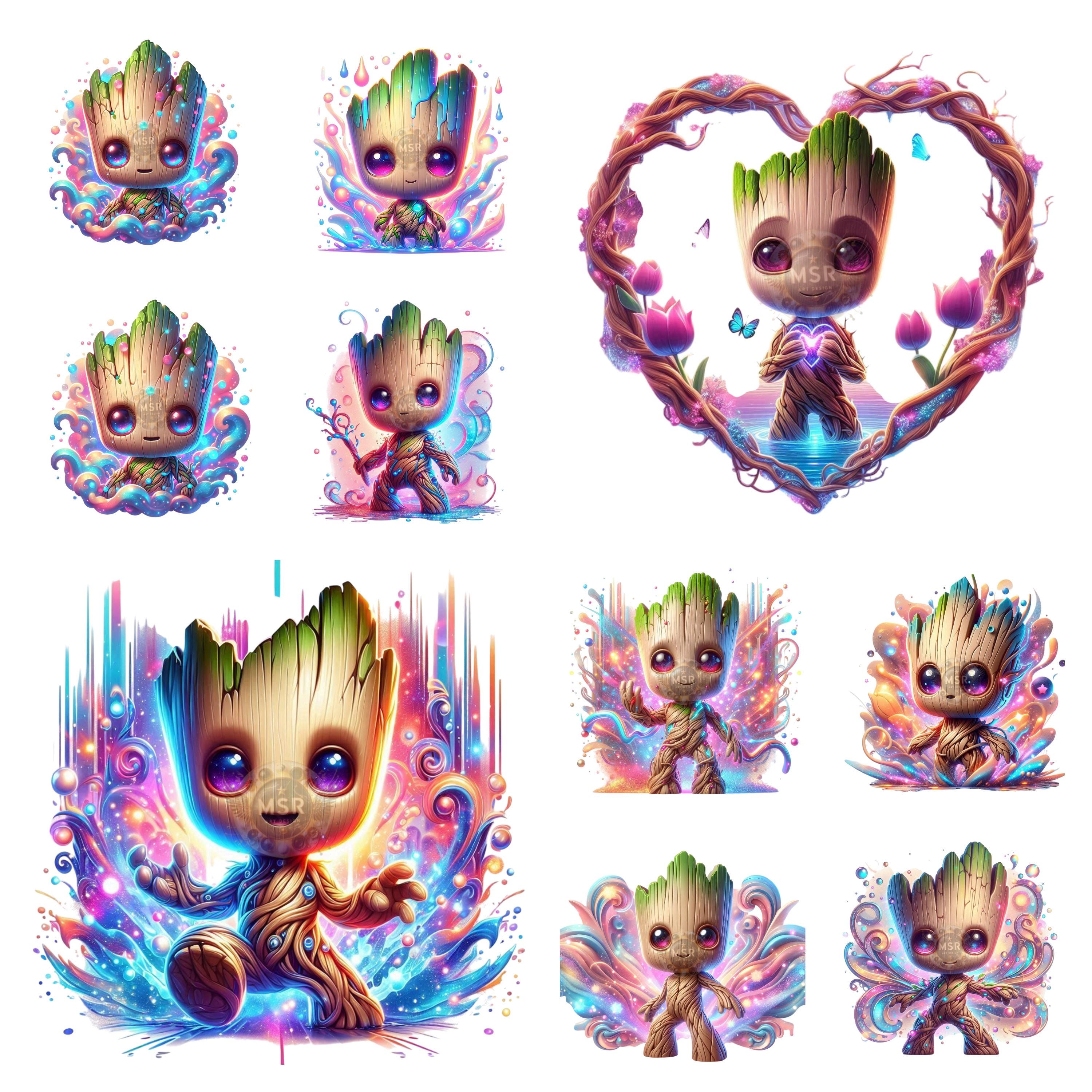 Baby Groot 20 PNG Splash Baby Groot Png Digital Images for Printing, T ...