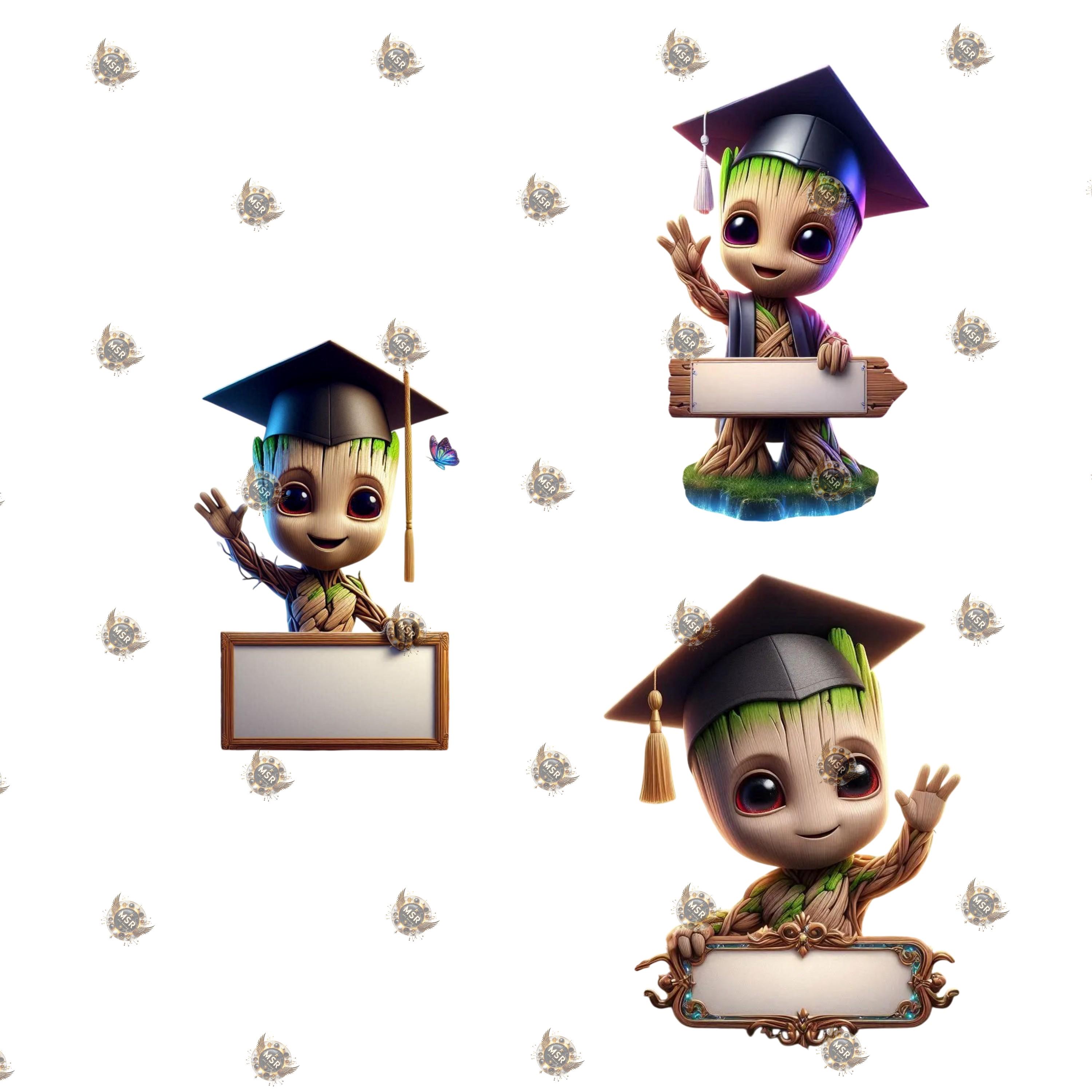 63 PNG Cute Baby Groot Graduation Clipart |63 PNG Printable Graduate ...