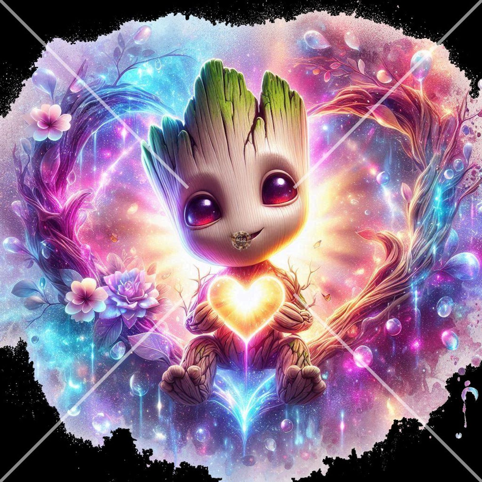 Baby Groot PNG Clipart Bundle: Transparent Files for Sublimation ...