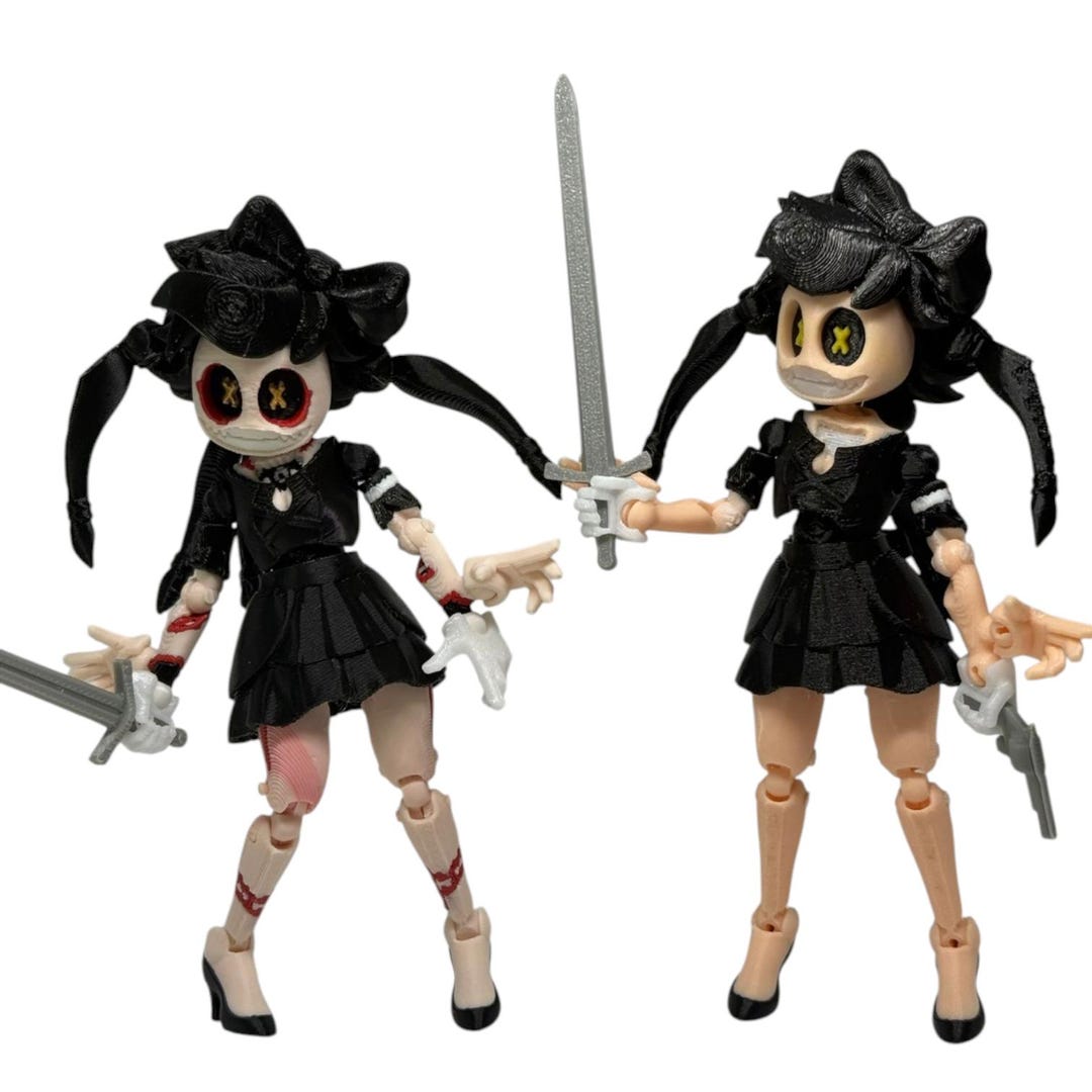 Cynessa Articulated Figure – Murder Drones Fan Art Collectible | 3D ...