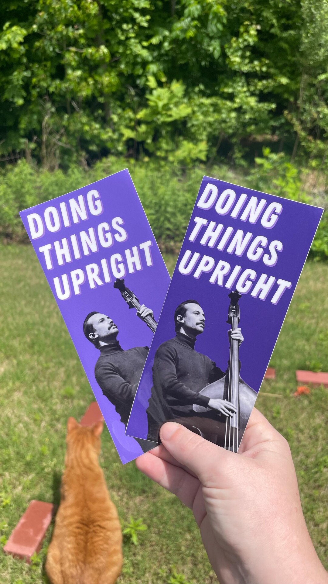 Doing Things Upright 7x3” Sticker - Etsy