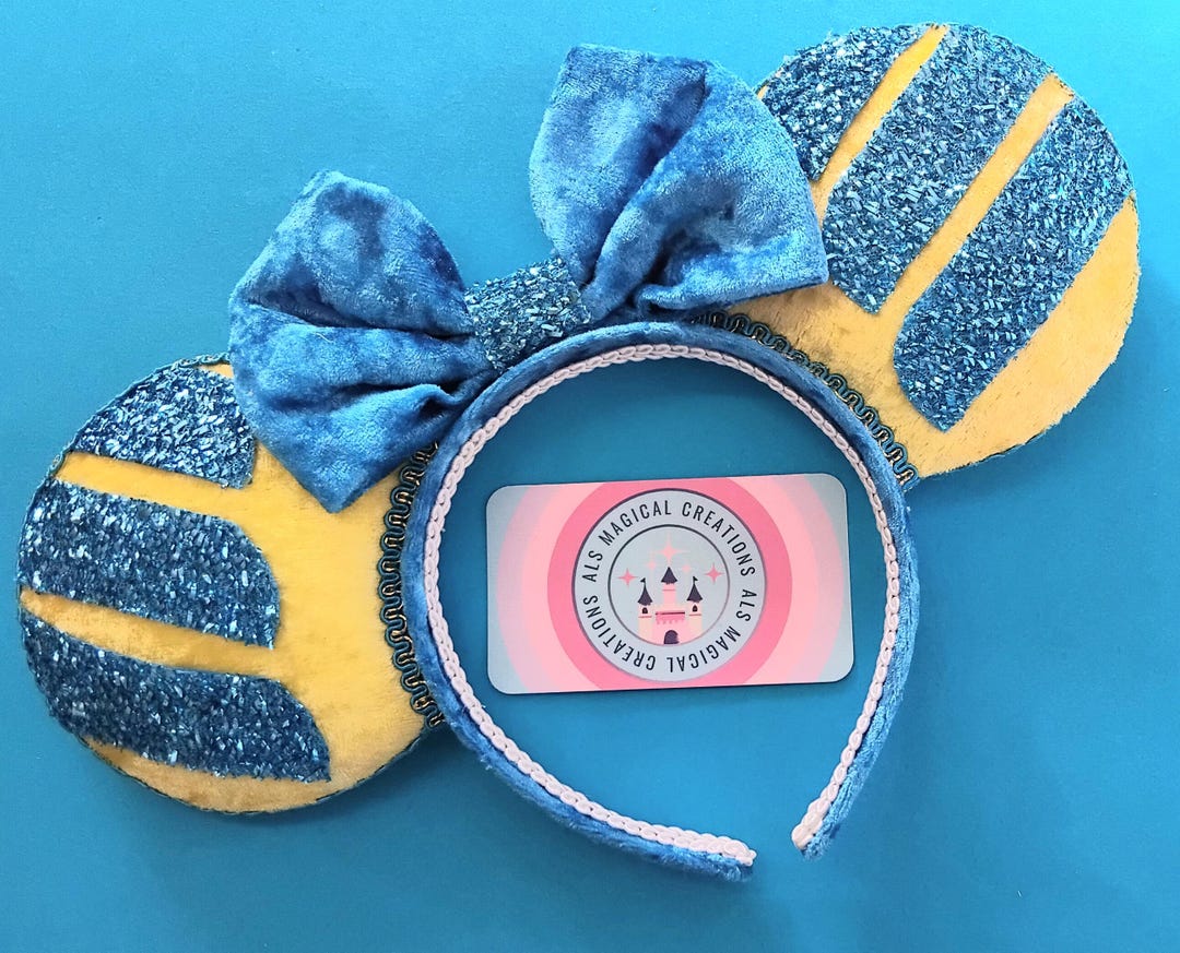 Luxury Mermaid Fish Friend Crushed Velvet Turquoise and Yellow Mouse ...