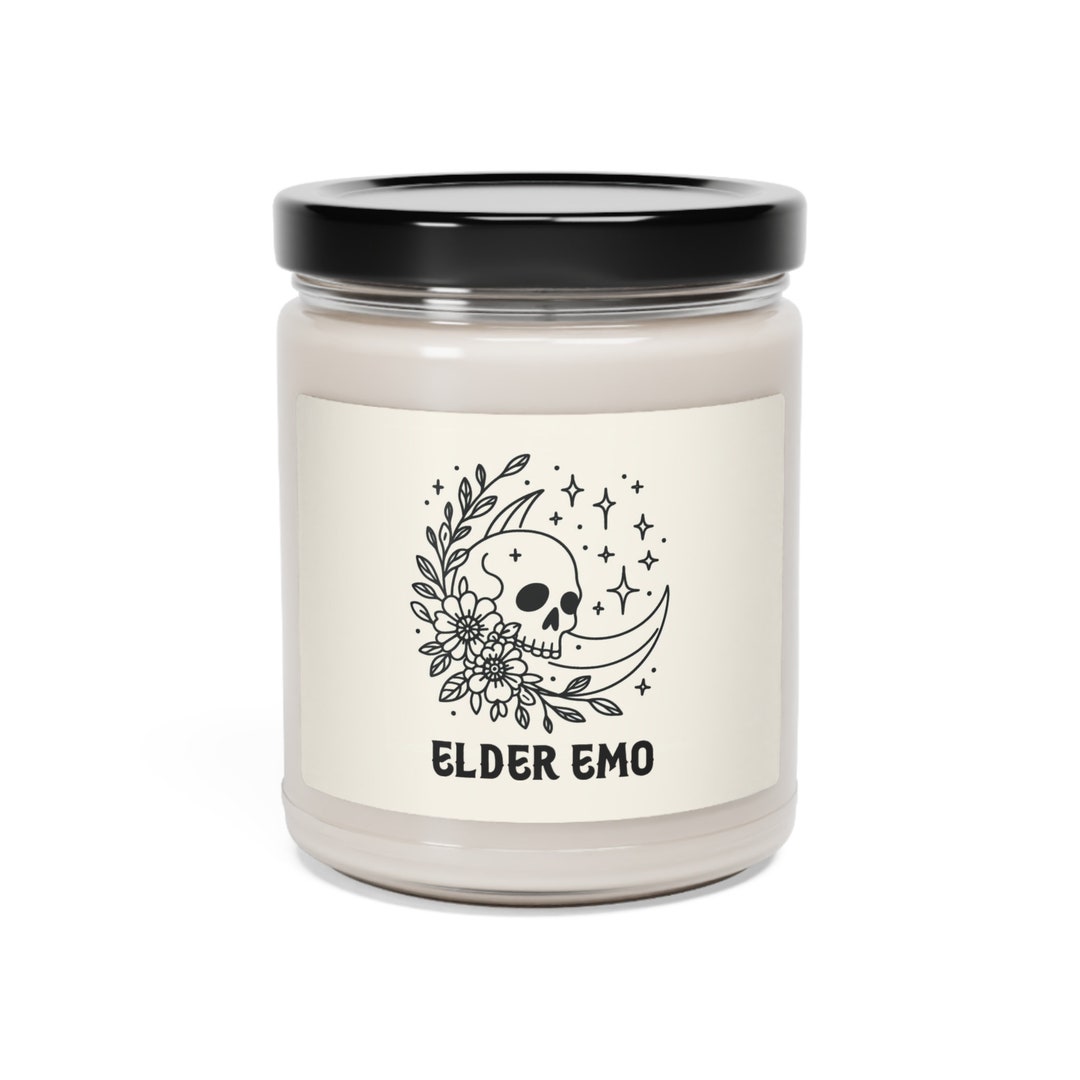 Elder Emo Scented Soy Candle, 9oz - Etsy