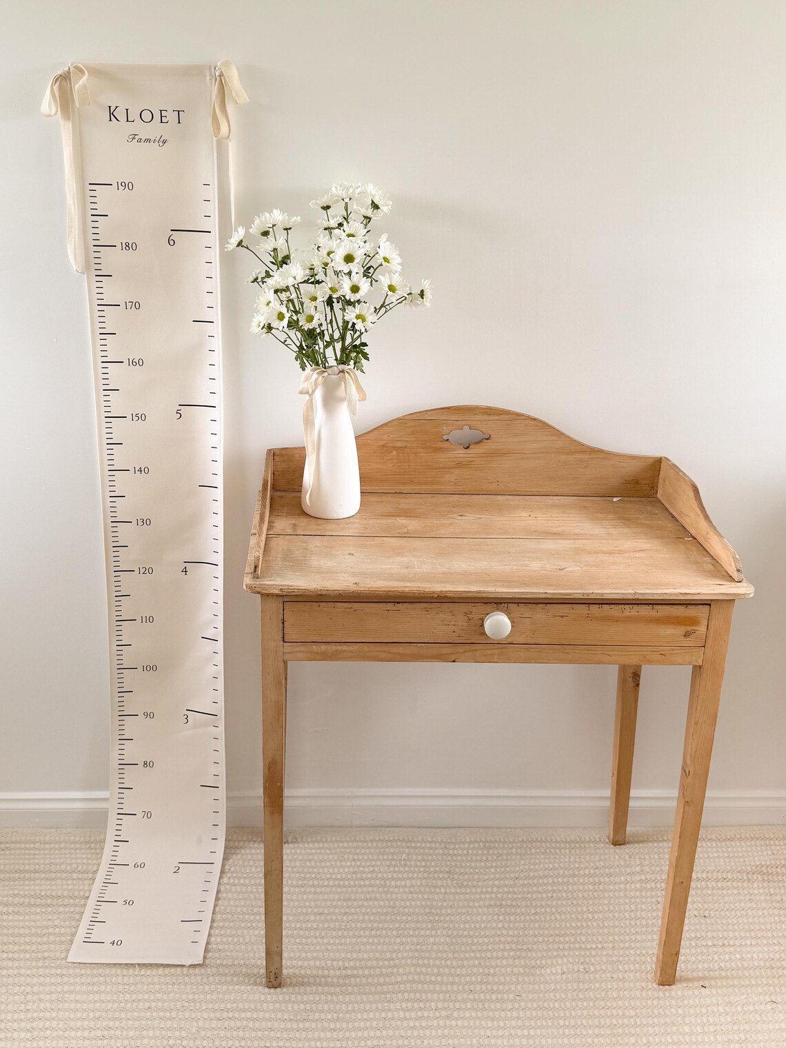 Organic Cotton Height Chart Tapestry: Family Keepsake Growth Tracker - Etsy