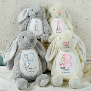 Personalized Bunny Rabbit, New Baby Gift, Baby Shower Gift, Custom ...