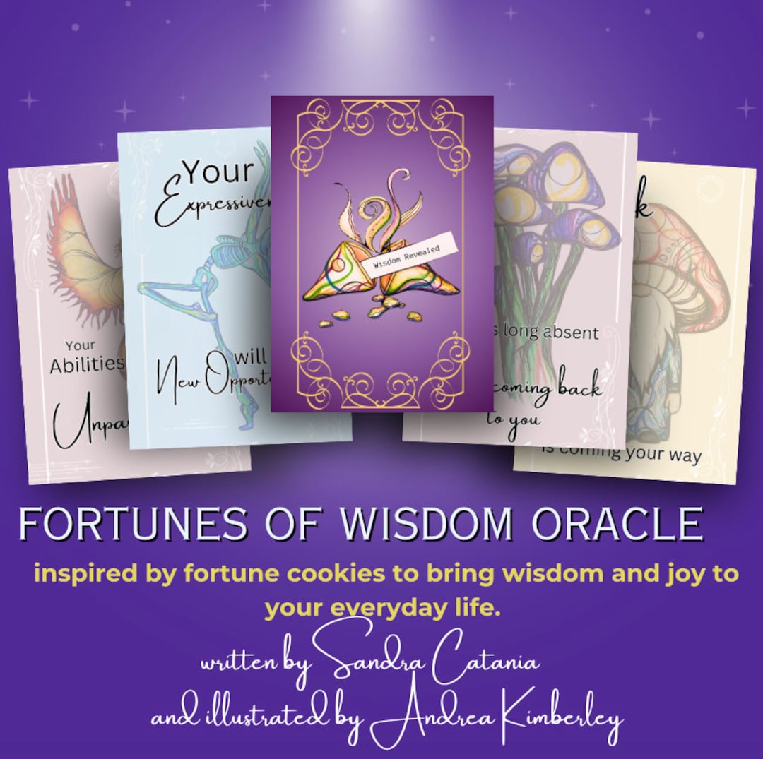 Fortunes of Wisdom Oracle Deck- Cookies Oracle Cards Personal Growth ...