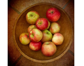 Rustic Apple Art - Etsy
