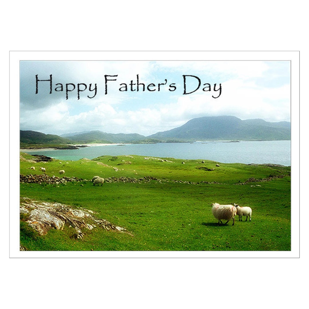 Father's Day Card, Ireland Card - Etsy
