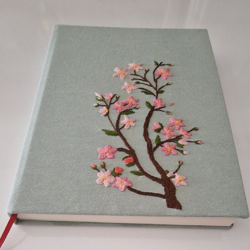 Embroidered Notebook - Etsy