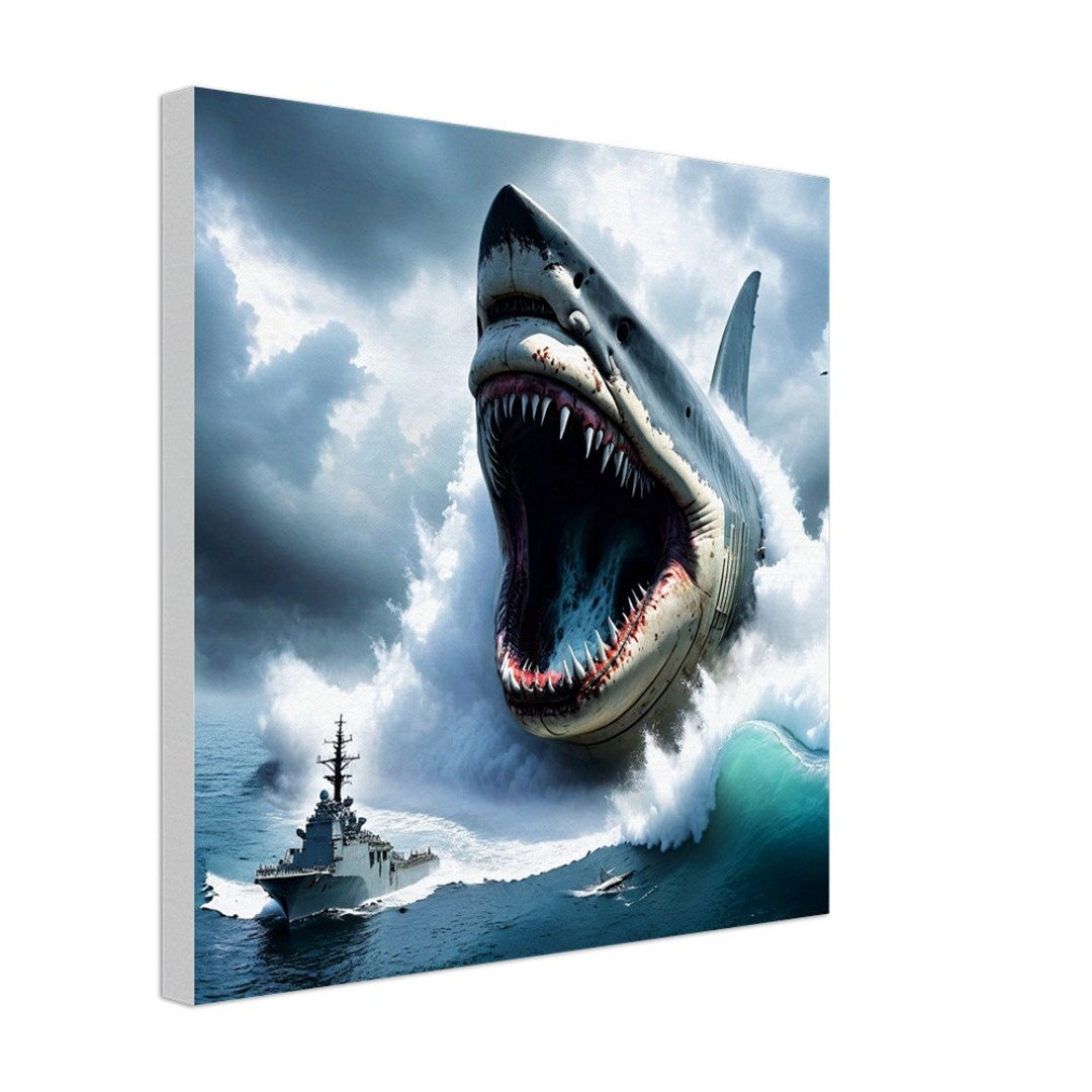 Leviathan Arrives - Inthewildernessart Canvas Art Wall Hangings ...