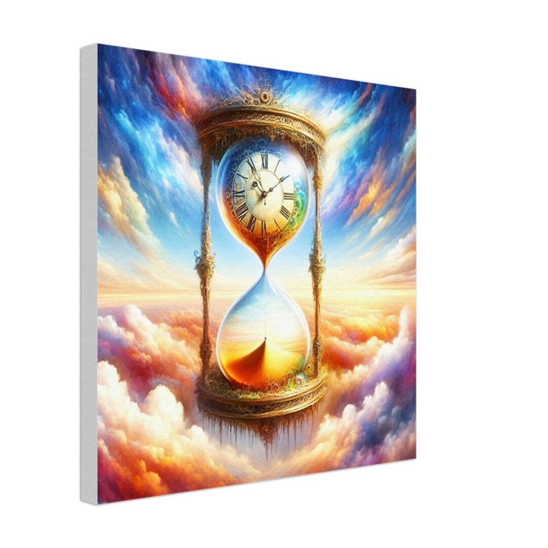 The Time Collection, Slipping - Inthewildernessart Canvas Art Wall ...