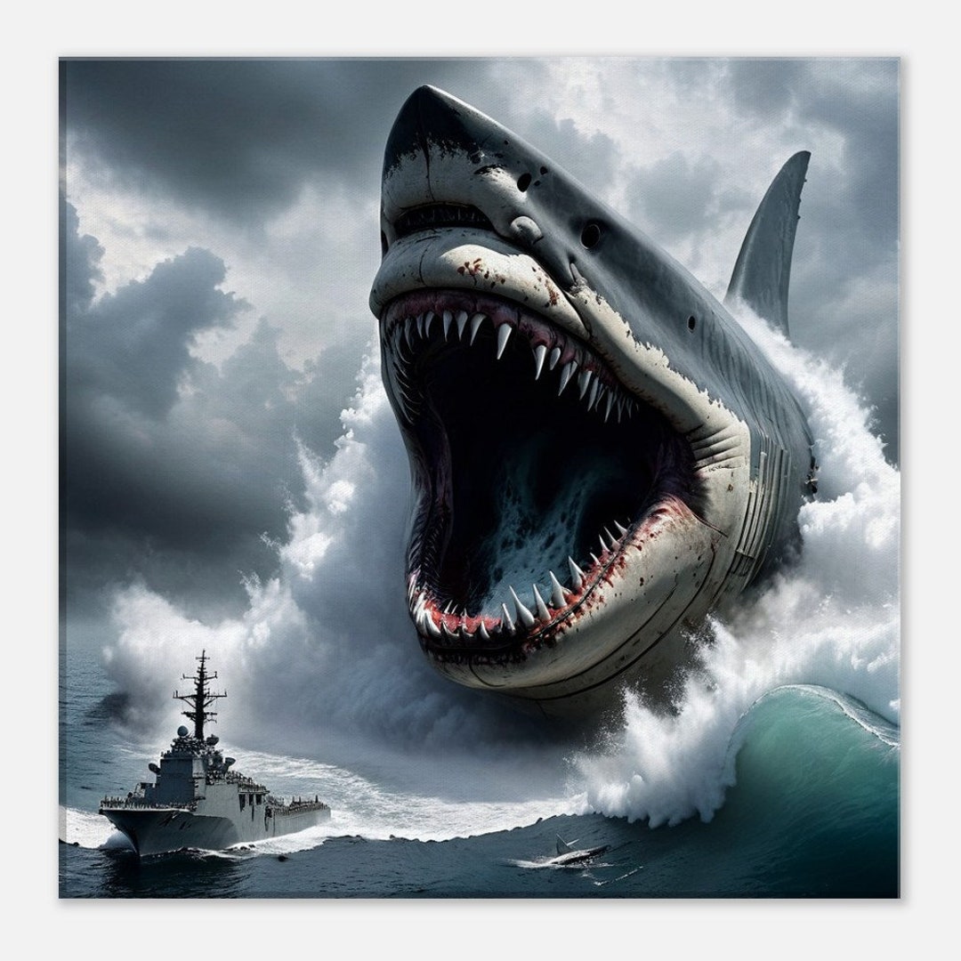 Leviathan Arrives, in the Wilderness, Art, Gallery, Wall Hanging, Decor ...