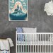 Enchanted Wizard Castle Art - Magical Nursery Print, Fantasy Night Sky ...