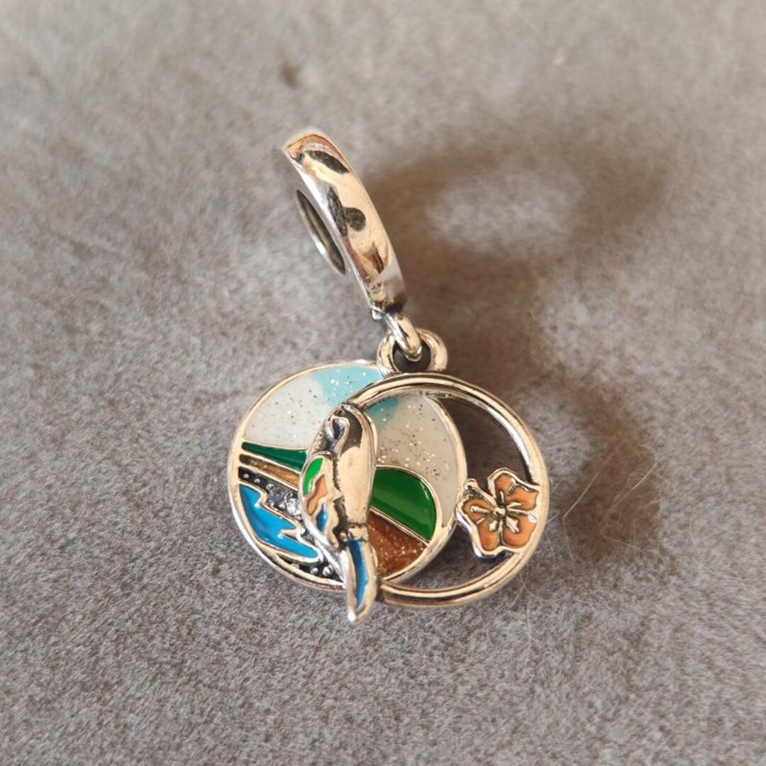 Brazil Parrot Dangle Charm: 925 Sterling Silver Bead - Etsy