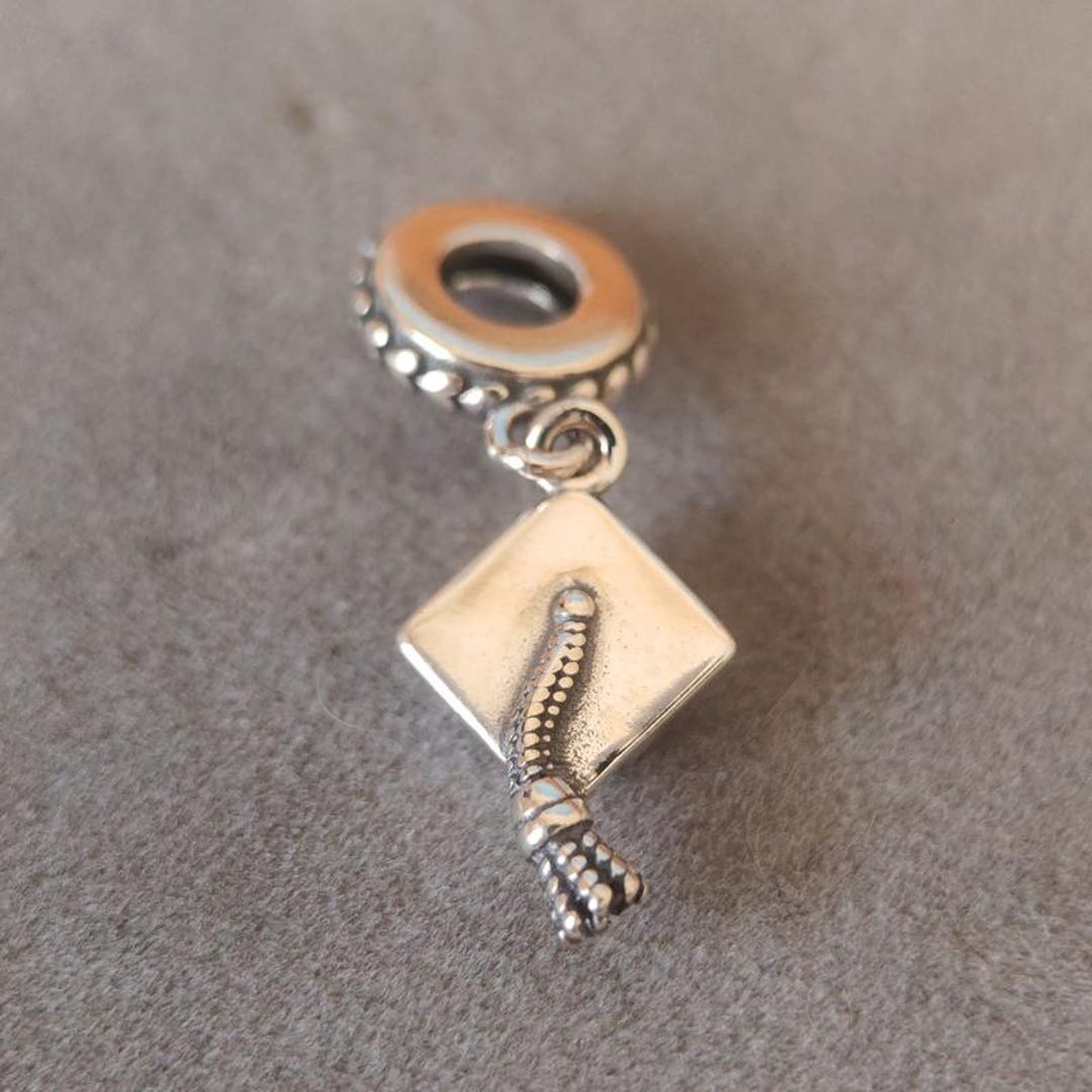 Doctoral Graduation Cap Dangle Charm for European Charms Bracelets DIY ...