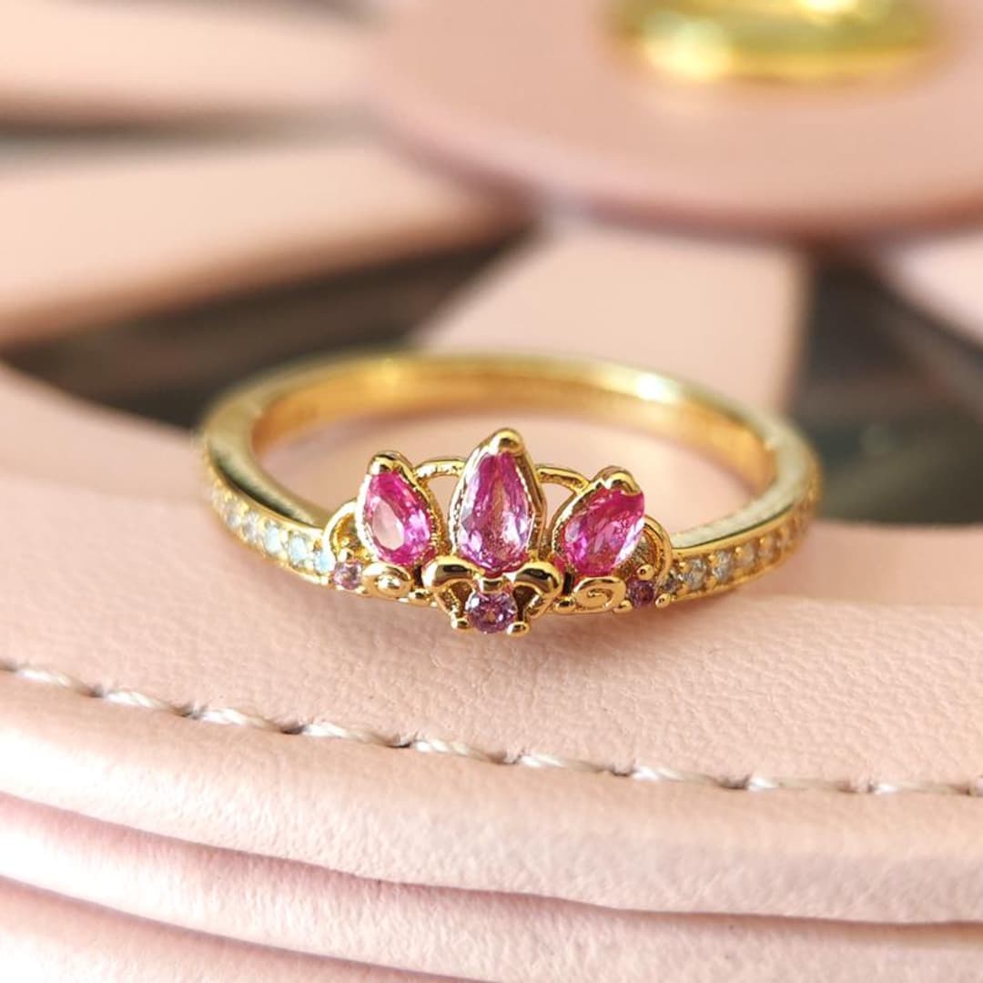 Princess Rapunzel Tiara Ring,ring for Women,fashion Jewelry,gift for ...