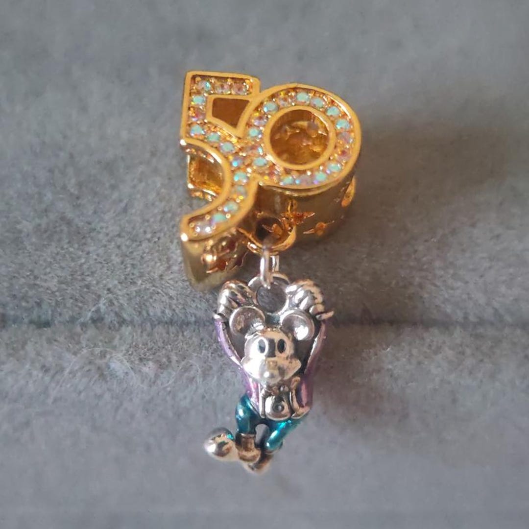 Pandora Disney 50th Anniversary Charms