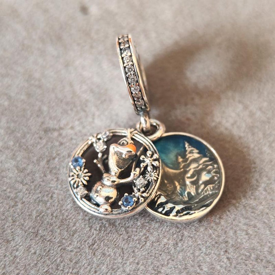 Olaf Charm: Disney's Ice Adventure, 925 Sterling Silver, Pandora ...