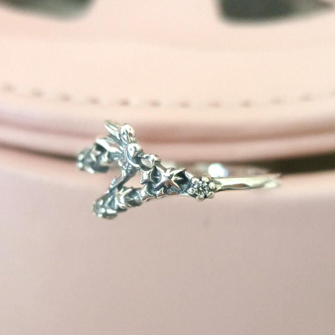 Tinker Bell Sterling Silver Ring, Fashion Jewelry - Etsy