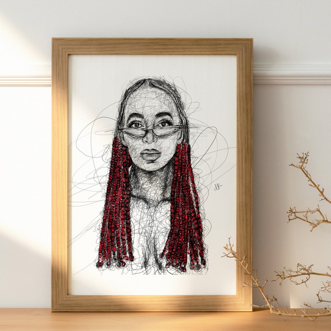 Beyonce Knowles Poster, Queen Bey Art Print, Music Icon Wall Decor ...