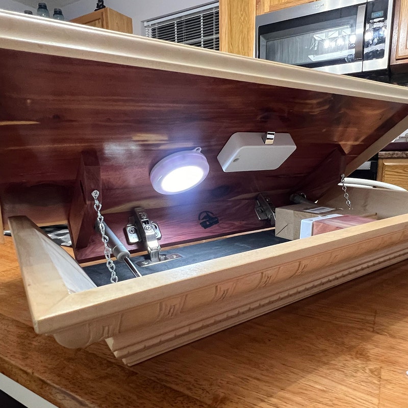 Hidden Compartment Shelf - Etsy