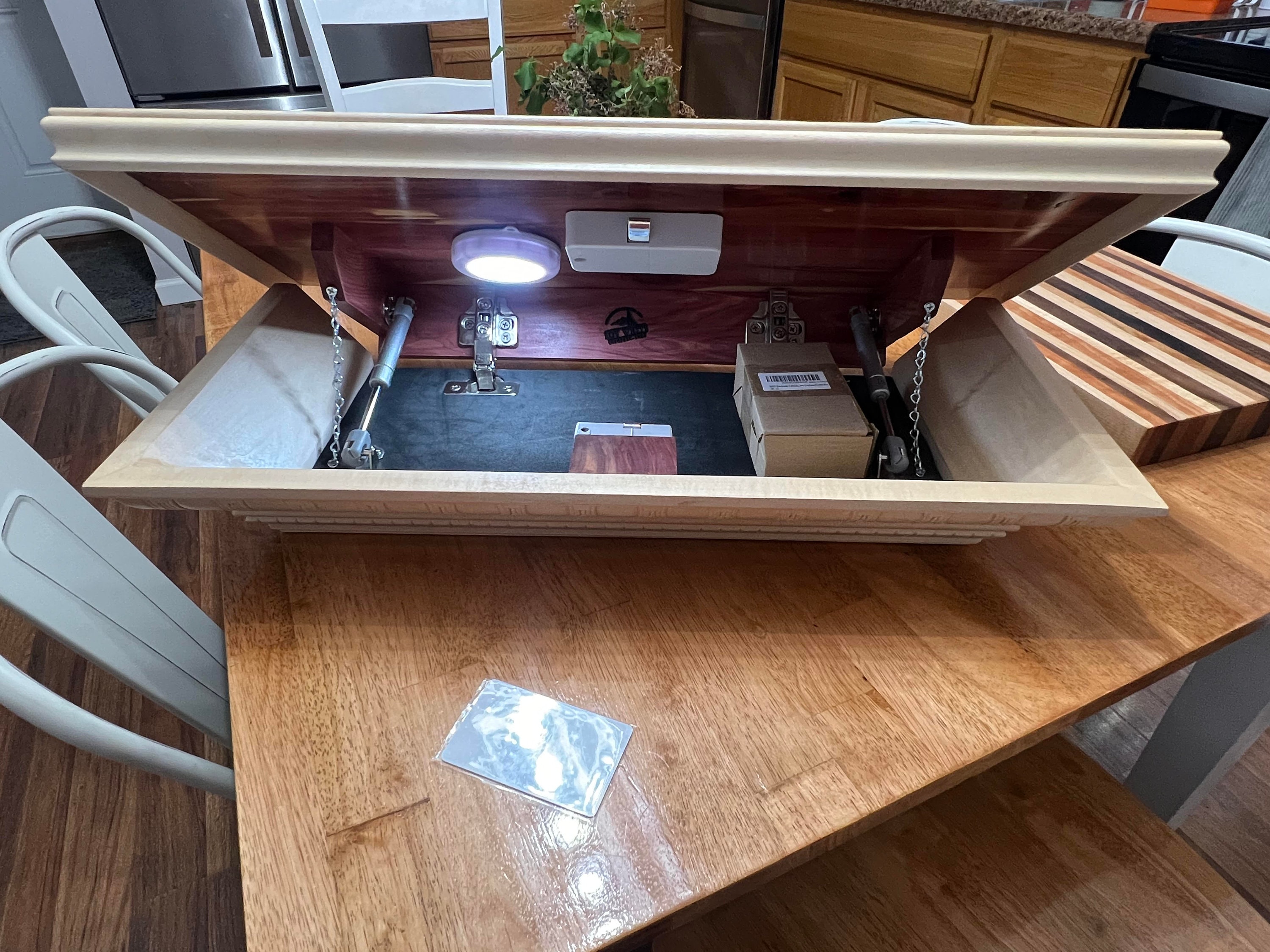 Concealment Shelves, Shelf, Shelf With Hidden Compartment, Handcrafted ...