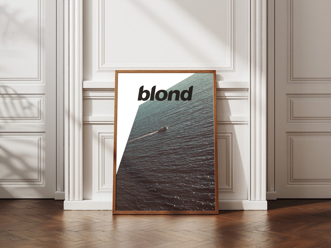Frank Ocean Poster blond From Album Blond, Music Poster, Modern Album ...